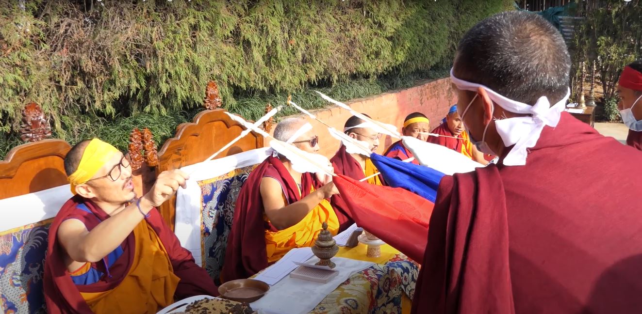 “Fire puja”, a ritual unique to Yungdrung Bon was documented at Triten ...