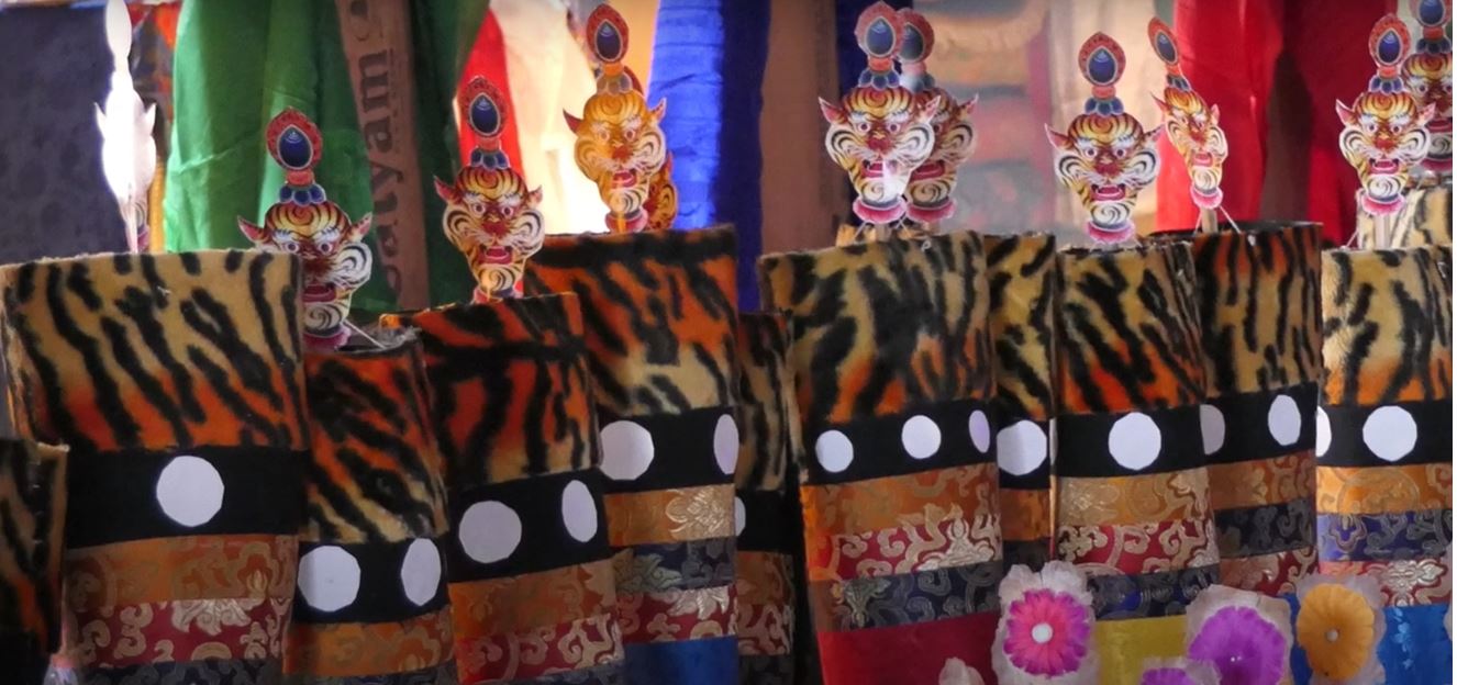 “Fire puja”, a ritual unique to Yungdrung Bon was documented at Triten ...